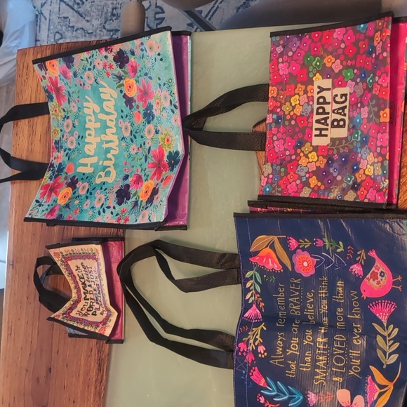 NATURAL LIFE | Bags | Natural Life Tote Bags Lot Of 4 Positive ...